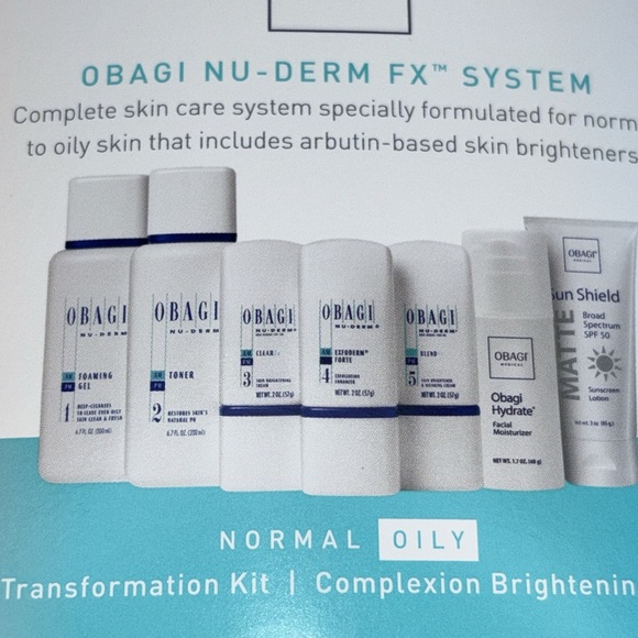 Obagi | Skincare | Obagi Nuderm Fx System Normaloily 8 Pc Skin ...
